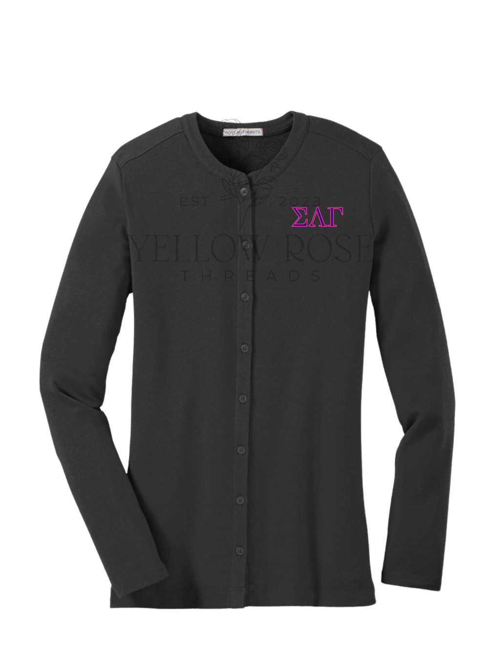 Sigma Lambda Gamma- Letters – Yellow Rose Threads